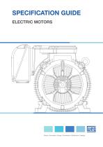 ELECTRIC MOTORS - WEG - PDF Catalogs | Technical Documentation | Brochure
