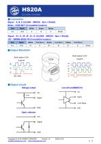 HS20A Datasheet - HONEST SENSOR Corp. Taiwan - PDF Catalogs | Technical ...