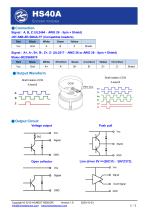 HS40A Datasheet - HONEST SENSOR Corp. Taiwan - PDF Catalogs | Technical ...