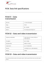 PCM. Data link specifications - Alpha Unmanned Systems - PDF Catalogs ...