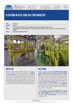 Platform in ATEX zone in a food industry - M.M. srl - PDF Catalogs ...