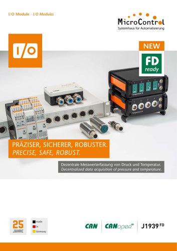 Todos os catálogos e folhetos técnicos MicroControl GmbH & Co. KG