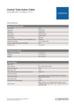 Central Tube Indoor Cable - CORNING - PDF Catalogs | Technical ...