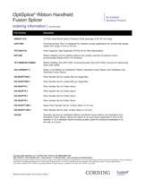 OptiSplice® Ribbon Handheld Fusion Splicer - CORNING - PDF Catalogs ...