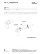 OptiTap® Hybrid Adapter - CORNING - PDF Catalogs | Technical ...