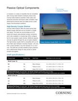 Passive Optical Components - CORNING - PDF Catalogs | Technical ...