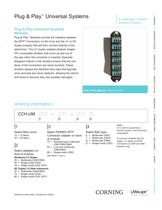 Plug & Play? Universal Systems - CORNING - PDF Catalogs | Technical ...