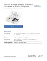 UniCam® Multimode Composite Ferrule Connectors (SC and ST® Compatible ...