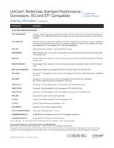 UniCam® Multimode Composite Ferrule Connectors (SC and ST® Compatible ...
