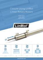 Linear Rotary Motors - Linmot - PDF Catalogs | Technical Documentation | Brochure