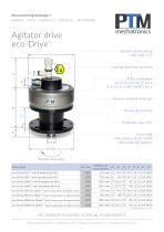 Stirrer drive system - eco-Drive - PTM mechatronics GmbH - rotary
