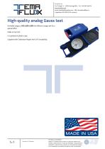 High-quality analog Gauss test - TemaFlux - PDF Catalogs | Technical ...