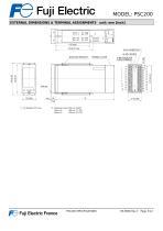 Datasheet temperature controller PSC200 - FUJI ELECTRIC France - PDF Catalogs | Technical ...