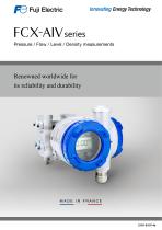 Absolute pressure sensor - FCX - FUJI ELECTRIC France - atmospheric ...