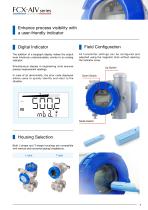 Pressure transmitters FCX-AIV Series - FUJI ELECTRIC France - PDF Catalogs | Technical ...
