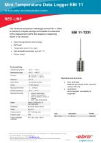 Mini-Temperature Data Logger EBI 11 - ebro - PDF Catalogs | Technical ...