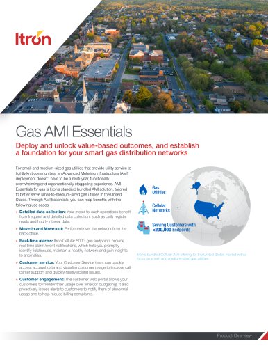 Itronのすべてのカタログと技術パンフレット