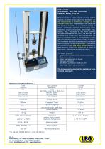 A004 (TC5) UNIVERSAL TESTING MACHINE - LBGsrl - PDF Catalogs ...