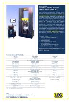 A017 (TC600) UNIVERSAL TESTING MACHINE - LBGsrl - PDF Catalogs ...