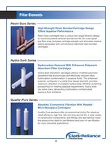 Filtration element brochure - Clark-Reliance - PDF Catalogs | Technical ...