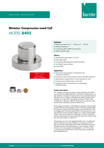 Data-Sheet- DIGISTANT® Model 4462 (2025) - burster ...