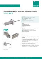 Data Sheet Model 8510 (2025) - burster präzisionsmesstechnik gmbh & co kg - PDF Catalogs ...