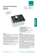 Data-Sheet - Precision Pt100 Simulator Model 4506 Model 4506 S ...
