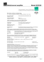 Operation Manual Multichannel Amplifier Model 9235/9236 - burster ...