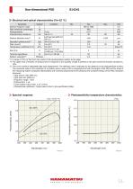One-dimensional PSD S14241 - HAMAMATSU - PDF Catalogs | Technical ...