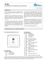 iC-DL 3-Channel Differential Line Driver - iC-Haus - PDF Catalogs ...