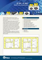 iC-DX / iC-DXC Digital Sensor Output Drivers - iC-Haus - PDF Catalogs | Technical Documentation ...