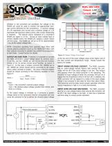 MQFL-28V-1R5S - SYNQOR - PDF Catalogs | Technical Documentation | Brochure