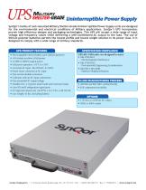 UPS MS 1500 - SYNQOR - PDF Catalogs | Technical Documentation | Brochure