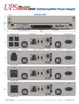 UPS MS 1500 - SYNQOR - PDF Catalogs | Technical Documentation | Brochure