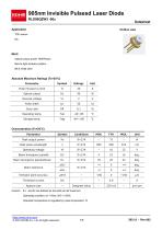 905nm Invisible Pulsesd Laser Diode RLD90QZW3 -00x - ROHM Semiconductor - PDF Catalogs ...