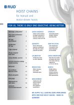 Hoist chains - Industrial Chains - RUD - PDF Catalogs | Technical ...