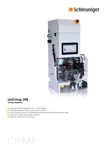 UniCrimp 222 Datasheet - Schleuniger - PDF Catalogs | Technical ...