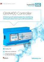 Multi-channel gas detection control unit - GMA400 - GfG - Gesellschaft ...