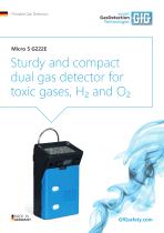 Multi-gas detector - Micro 5 G222E - GfG - Gesellschaft für Gerätebau ...