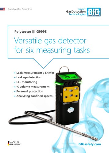 All GfG - Gesellschaft für Gerätebau mbH catalogs and technical brochures