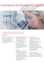 SCROLLVAC plus - Defining Vacuum - Leybold - PDF Catalogs | Technical Documentation | Brochure