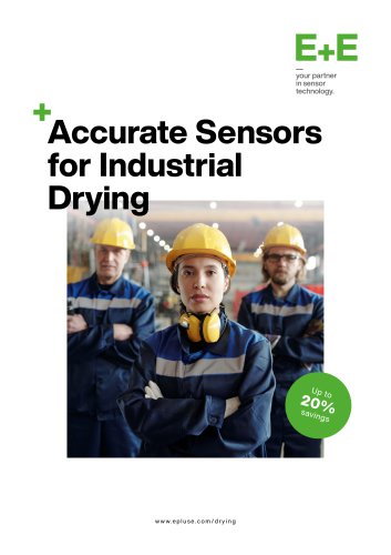 Accurate Sensors for Industrial Drying - E+E ELEKTRONIK - PDF Catalogs | Technical Documentation ...