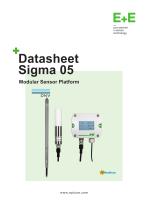 Sigma05 Datasheet - E+E ELEKTRONIK - PDF Catalogs | Technical Documentation | Brochure