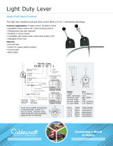 Light Duty Lever Push-Pull Hand Control - Cablecraft Motion Control ...
