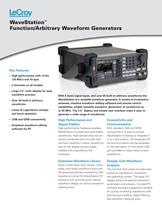 WaveStation Function/Arbitrary Waveform Generators - Teledyne LeCroy ...