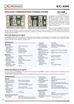 EC-696 Analogue Communications training system - PROMAX ELECTRONICA ...