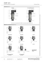 data sheet DMP 331 - BD|SENSORS GmbH - PDF Catalogs | Technical Documentation | Brochure