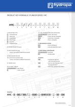 Data sheet HYC-Series - Hydropa - PDF Catalogs | Technical ...