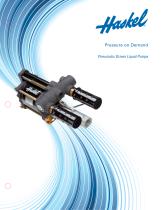 Water pump - M series - Haskel - for chemicals / for solvents / for ...