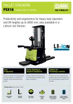 CLARK Pallet Stacker - CLARK Material Handling - PDF Catalogs ...